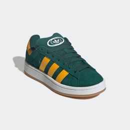 M&auml;dchen Sneaker "CAMPUS 00S", adidas originals, Gr. 38,5, gelb, Leder, Synthetik, Schuhe, f&uuml;r Kinder und Jugendliche, mit Gummilaufsohle, mit