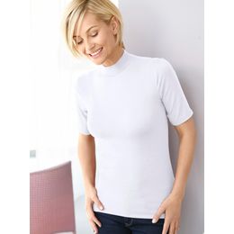 w&auml;schepur W&Auml;SCHEPUR Damen Unterziehshirt, Gr. 38, wei&szlig;, 95% Modal, 5% Elasthan, Unterhemden