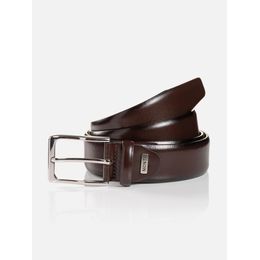 MONTI Herren Lederg&uuml;rtel "REDDING", braun, Gr. 95, Rindsleder, G&uuml;rtel, gl&auml;nzend, elegant