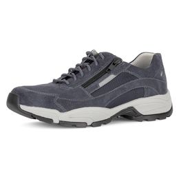 Pius Gabor Herren Sneaker, Gr. 7, blau, Mesh, Veloursleder, Schuhe, Freizeitschuh, Halbschuh, Schn&uuml;rer, Komfortschuh in G-Weite
