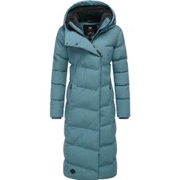 Ragwear Damen Wintermantel "Pavla Long"graublau, Gr. XL, Au&szlig;enmaterial: 100% Polyester; Innenfutter: 100% Polyester; Wattierung: 100% Polyester,