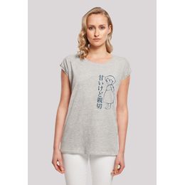 F4NT4STIC Damen T-Shirt "Heidi Hello Heidi", grau, Gr. XL, Obermaterial: 100% Baumwolle, Shirts, Retro, Heroes of Childhood, TV Serie