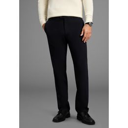MAN'S WORLD Dehnbund-Hose MAN'S WORLD, Herren, Gr. 60, N + U Gr, marine, Web, Obermaterial: 98% Baumwolle, 2% Elasthan, regular fit lang, Hosen, Preis-Leistungs-Kracher