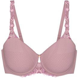 Triumph Damen Minimizer-BH "Wild Azalea Florale", Gr. 80, rosa, Microtouch, Obermaterial: 71% Polyamid, 26% Elasthan, 3% Polyester, BHs,