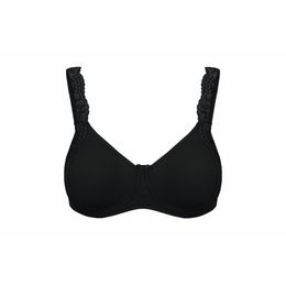 SuSa Damen Minimizer-BH "London", Gr. 85, schwarz, Obermaterial: 77% Polyamid, 23% Elasthan, unifarben, BHs, mit B&uuml;geln