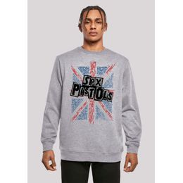 F4NT4STIC Herren Sweatshirt "Sex Pistols Anarchy Flag", grau, Gr. XXL, Obermaterial: 50% Baumwolle, 50% Polyester, Sweatshirts, Premium Qualit&auml;t