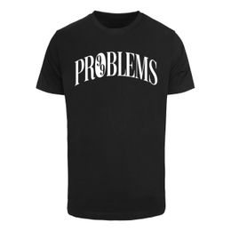 MisterTee Damen T-Shirt "MisterTee Herren 99 Problems V3 Tee"schwarz, Gr. L, bedruckt, 100% Baumwolle, Shirts