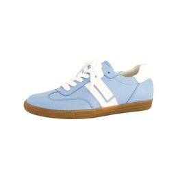 Paul Green Damen Sneaker "Paul Green Sneaker Glattleder", Gr. 37,5blau, wei&szlig;, Glattleder, Schuhe
