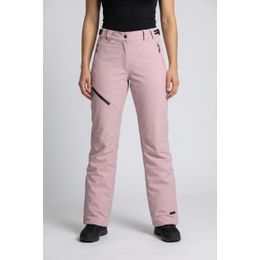 Skihose Icepeak "Icepeak CURLEW", Damen, Gr. 42, N-Gr, pink, Obermaterial: 100% Polyester. Futter: 100% Polyester. Wattierung: 100% Polyester, Hosen Skihose, wasserdicht mit 10000 mm Wassers&auml;ule, atmungsaktiv mit 10000 g/m&sup2;/24h
