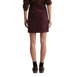 Marc O'Polo MARC O'POLO Damen Minirockschwarz cherry, Gr. 38, Obermaterial: 78% Baumwolle, 20% Viskose, 2% Elasthan, R&ouml;cke, aus Samt