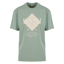 Karl Kani Damen T-Shirt "Karl Kani Kani Music Paisley Print T-Shirt"gr&uuml;n, Gr. S, bedruckt, 100% Baumwolle, Shirts