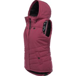 Ragwear Damen Steppweste "Hesty", rot, Gr. L, Au&szlig;enmaterial: 100% Polyester. Innenfutter: 100% Polyester. Wattierung: 100% Polyester, Westen,