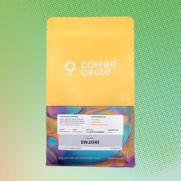 Coffee Circle Enjori Kaffee, 250 g ganze Bohne, sonnengetrockneter Natural, Arabica Kaffee aus &Auml;thiopien, Noten von Himbeere & Milchschokolade, 