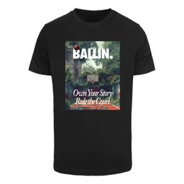 MisterTee Herren T-Shirt "MisterTee Own Your Story Tee", schwarz, Gr. L, bedruckt, 100% Baumwolle, Shirts