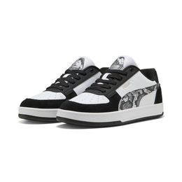 Puma Damen Sneaker "CAVEN 2.0 SNAKE CHIC", Gr. 40Puma schwarz, Puma wei&szlig;, Puma aged silber, Schuhe