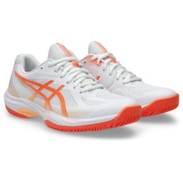 asics Damen Hallenschuh "COURT HUNTER FF", Gr. 42, wei&szlig;, Synthetik, Schuhe, besonders geeignet f&uuml;r Handball und Volleyball