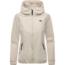 Ragwear Damen Outdoorjacke "Dizzie Tech", beige, Gr. 6XL, Obermaterial: 100% Polyester. Innenfutter: 100% Polyester, Jacken, Wasserdichte Damen