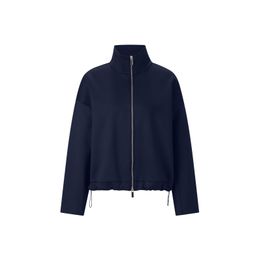 RICHROYAL Damen Sweatjackemidnight blau, Gr. M, Sweatware, Obermaterial: 45% Viskose, 44% Polyester, 11% Elasthan, Sweatjacken, Tunnelzug-Saum,