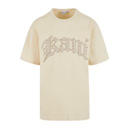 Karl Kani Herren T-Shirt "Karl Kani Kani Paisley Letter T-Shirt", beige, Gr. M, bedruckt, 100% Baumwolle, Shirts