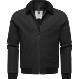 Ragwear Herren Outdoorjacke "Sivval Felt", grau, Gr. L, angeraute Sweatware, Obermaterial: 100% Polyester. Innenfutter: 100% Polyester. Wattierung: