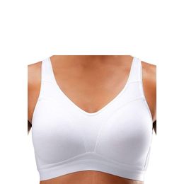 Damen Soft-BH, PETITE FLEUR BY LASCANA, Gr. 80, gr&uuml;n, Jersey, Obermaterial: 90% Baumwolle, 10% Elasthan, Basic, BHs, ohne B&uuml;gel, Baumwolle &ndash; auch