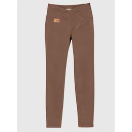 Casual Looks Damen Bequeme Jeans, braun, Gr. 215, unifarben, 97% Baumwolle, 3% Elasthan, Jeans