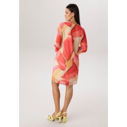 Damen Chiffonkleid, bunt, Gr. 38, Aniston SELECTED, bedruckt, gemustert, Chiffon, Obermaterial: 100% Polyester. Futter: 95% Viskose, 5% Elasthan,