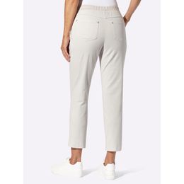 Inspirationen Damen 7/8-Jeans, beige, Gr. 25, unifarben, 56% Baumwolle, 31% Modal, 10% Polyester, 3% Elasthan, Jeans