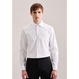 Seidensticker Herren Businesshemd "Schwarze Rose", wei&szlig;, Gr. 38, unifarben, 100% Baumwolle, Hemden, Slim 1/1 Kentkragen Uni