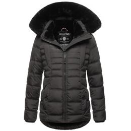 Navahoo Damen Winterjacke "Lissandra", schwarz, Gr. S, Obermaterial: 100% Polyester. Innenseite: 100% Polyester, Jacken, mit hochwertigem Steppdesign