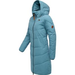 Ragwear Damen Wintermantel "Rebelka", blau, Gr. L, Au&szlig;enmaterial: 100% Polyester. Innenfutter: 100% Polyester. Wattierung: 100% Polyester, M&auml;ntel,