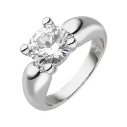 Jobo Damen Silberring "Ring Damenring chunky", 58, Silber 925 (Sterlingsilber), silber, Silber 925 (Sterlingsilber), Fingerringe, 925 Silber mit