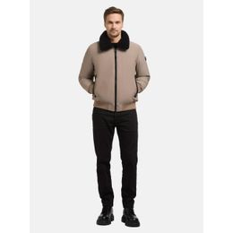 Khujo Herren Outdoorjacke "Ginster"mittelgrau, Gr. XXL, Obermaterial: 83% Polyester, 17% Elasthan. Innenfutter: 100% Nylon. Wattierung: 100%