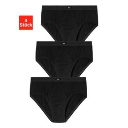 H.I.S. H.I.S Herren Slip, Gr. XXL, schwarz, Jersey, Obermaterial: 95% Baumwolle, 5% Elasthan, unifarben, Unterhosen, ohne Seitennaht