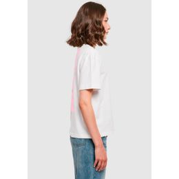 MISS TEE Damen T-Shirt "Miss Tee All We Need Is Love Tee", wei&szlig;, Gr. XS, bedruckt, 100% Baumwolle, Shirts