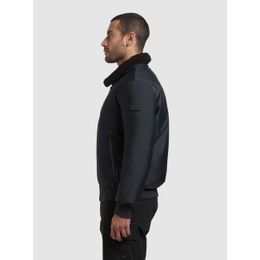 Khujo Herren Outdoorjacke "Ginster"grau, Gr. S, Obermaterial: 83% Polyester, 17% Elasthan. Innenfutter: 100% Nylon. Wattierung: 100% Polyester,