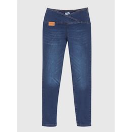 Casual Looks Damen Bequeme Jeans, blau, Gr. 195, unifarben, 81% Baumwolle, 17% Polyester, 2% Elasthan, Jeans