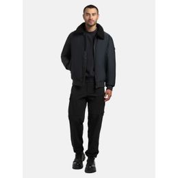 Khujo Herren Outdoorjacke "Ginster"grau, Gr. L, Obermaterial: 83% Polyester, 17% Elasthan. Innenfutter: 100% Nylon. Wattierung: 100% Polyester,
