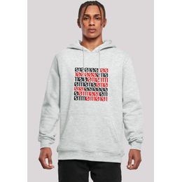 F4NT4STIC Herren Kapuzenpullover "I love you 01001001 Binary Code Valentinstag", grau, Gr. M, Obermaterial: 65% Baumwolle, 35% Polyester, Pullover,