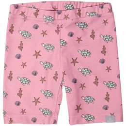 MaxiMo Baby Badepants, rosa, Gr. 74, gemustert, Elasthan, Polyamid, Badehosen, UV-Schutzfaktor 50+, mit Print, mittellange Hose, trocknet schnell
