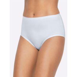 Damen Taillenslip, Gr. 40, schwarz-wei&szlig;, 95% Baumwolle, 5% Elasthan, Unterhosen