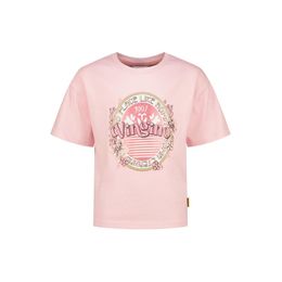 Vingino T-Shirt 'Henrieka' M&auml;dchen Gr&ouml;&szlig;e 172 gold / ros&eacute; / schwarz / wei&szlig;