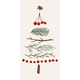 IB Laursen Papier Serviette 10x20 cm Tannenbaum der Natur skandinavische Deko Online Shop