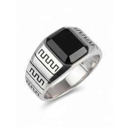 Eternal Ring 'Onyx' male Silver size 60-66