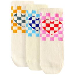 next Socken Damen Gr&ouml;&szlig;e 36/41 creme / blau / pink / rot