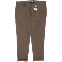 Replay Stoffhose Herren Gr&ouml;&szlig;e 36 Second Hand braun