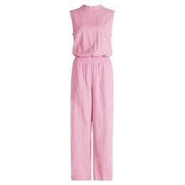 Cartoon Jumpsuit mit hohem Kragen Damen Gr&ouml;&szlig;e XL lila