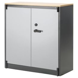 C+P Feuerschutzschrank Certos, H&ouml;he 1226 mm, gem&auml;&szlig; DIN 4102, B 1200 mm, schwarzgrau/lichtgrau