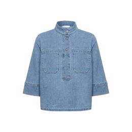 My Essential Wardrobe Bluse Damen Gr&ouml;&szlig;e XS blue denim