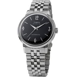 Timex Analog Watch 'Marlin Automatic' male Silver size One Size